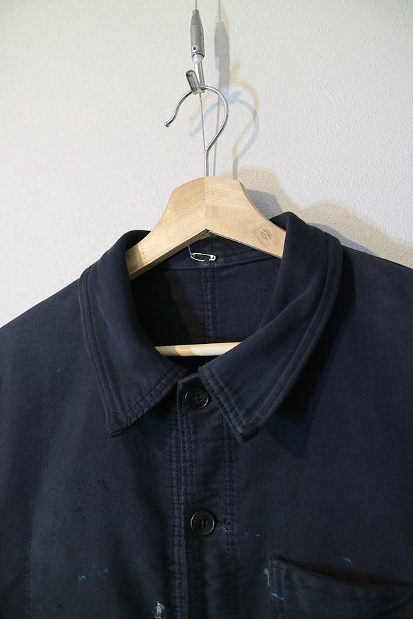 French Vintage Black Moleskin Jacket French Vintage Black Moleskin Jacket